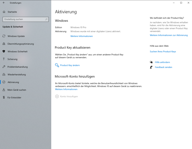 Windows Aktivierungsanleitung - Wissensdatenbank